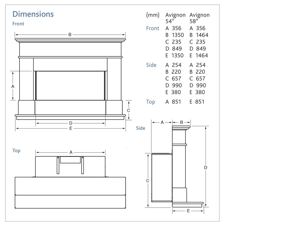 Avignon 58" Eden Elite Suite MK2 - BFM Europe Ltd